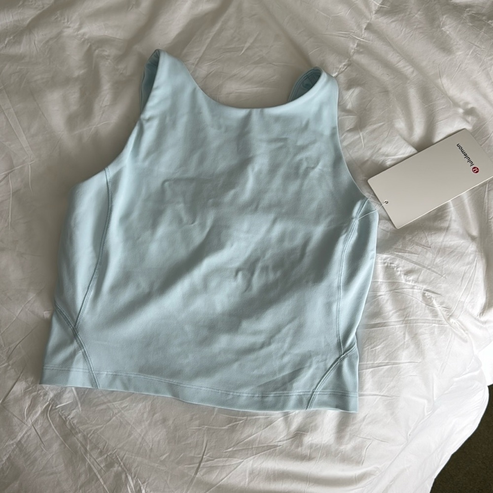 Lululemon Align High Neck Tank In Sheet Blue Nwt - Gem